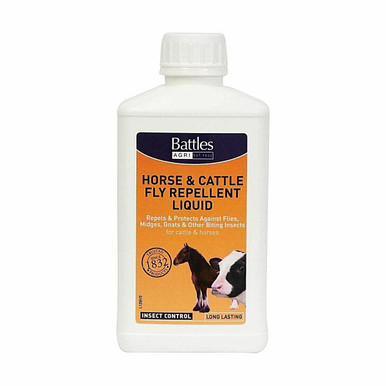 Battles Horse & Cattle Fly Repellent Liquid - Homestead Farm Supplies