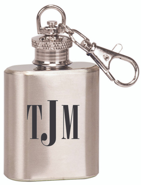 Custom Engraved Stainless Steel Flask in Matte Blue - Northwest Gifts