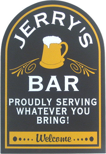 Beer Mug Tavern Custom Quarter Barrel Sign - Northwest Gifts