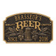 Quality Crafted Beer Plaque Personalized Metal Home Bar Sign ...