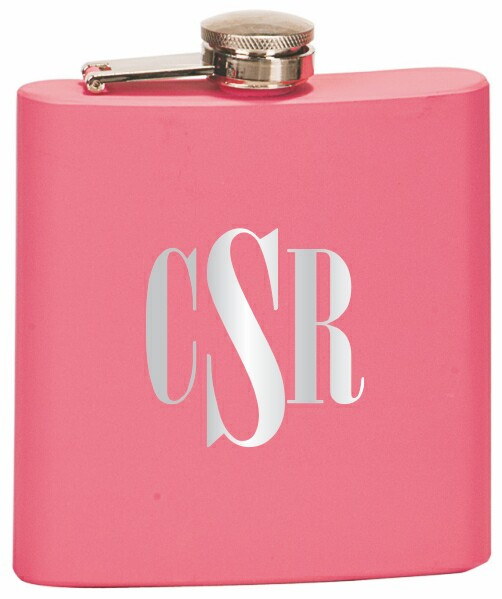 Custom Engraved Stainless Steel Leather Flask - Northwest Gifts