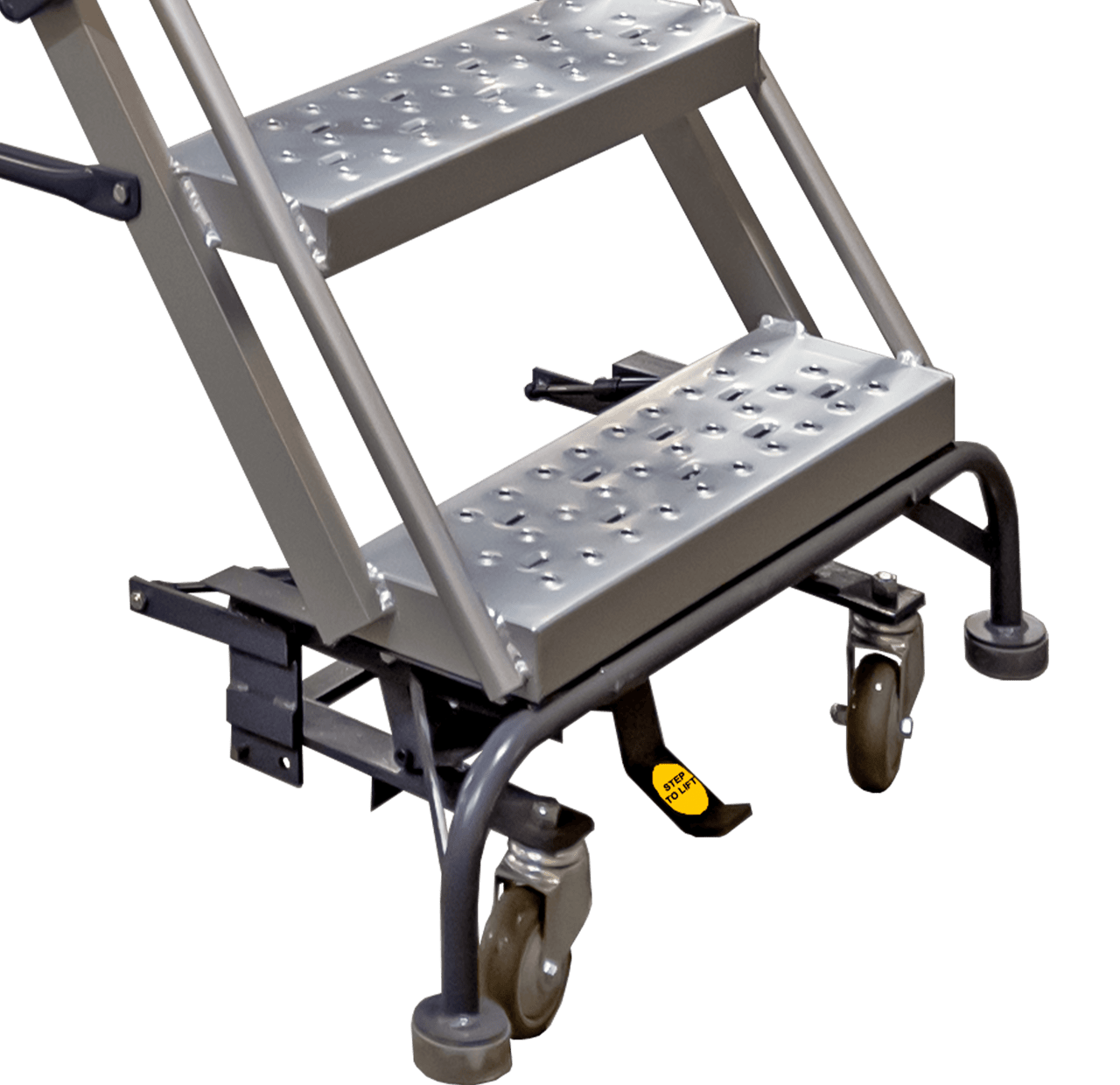 12 Step Hybrid Ladder 24" Wide Step with 32" Wide Base - Ballymore ...