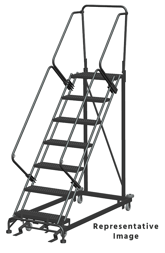 Heavy Duty 7 Step, 50 Degree Slope Ladder, X, Setup - Ballymore Safety ...