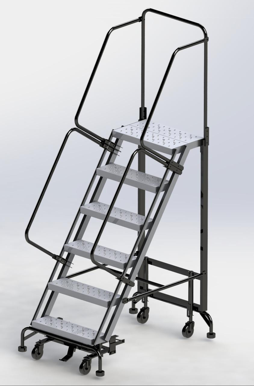 wide step step ladders