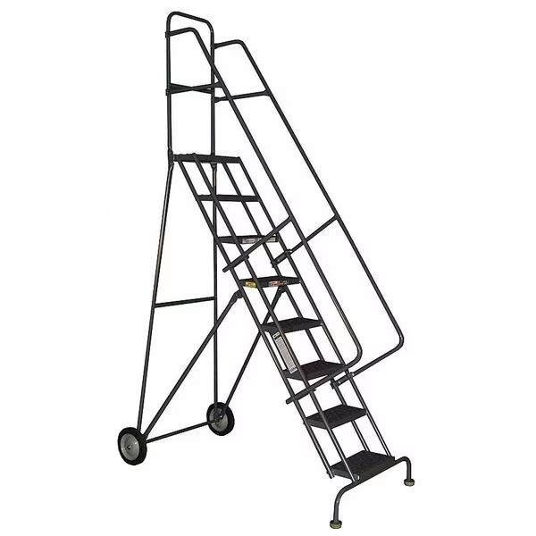KD 5 Step All-terrain Tilt And Roll Ladder: 50 In Platform Height, 10 ...