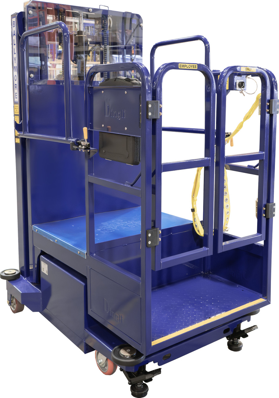 PS-10 - Ballymore Personnel Lift: Push-Around, Battery, 650 lb Load ...