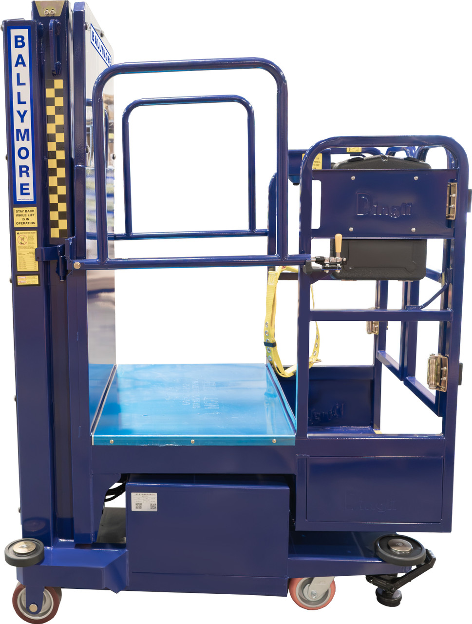 PS-10 - Ballymore Personnel Lift: Push-Around, Battery, 650 lb Load ...