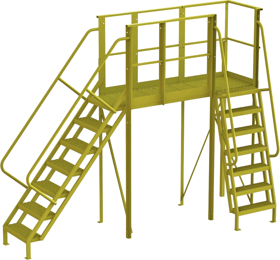 U-Design 40" Crossover Platform, Grip 24 Wide - Ballymore Safety Products