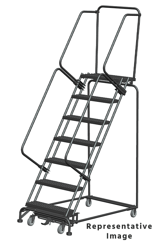 Weight-Actuated Series Ladders, Weight Actuated, 7 Step, 32 In Wide ...