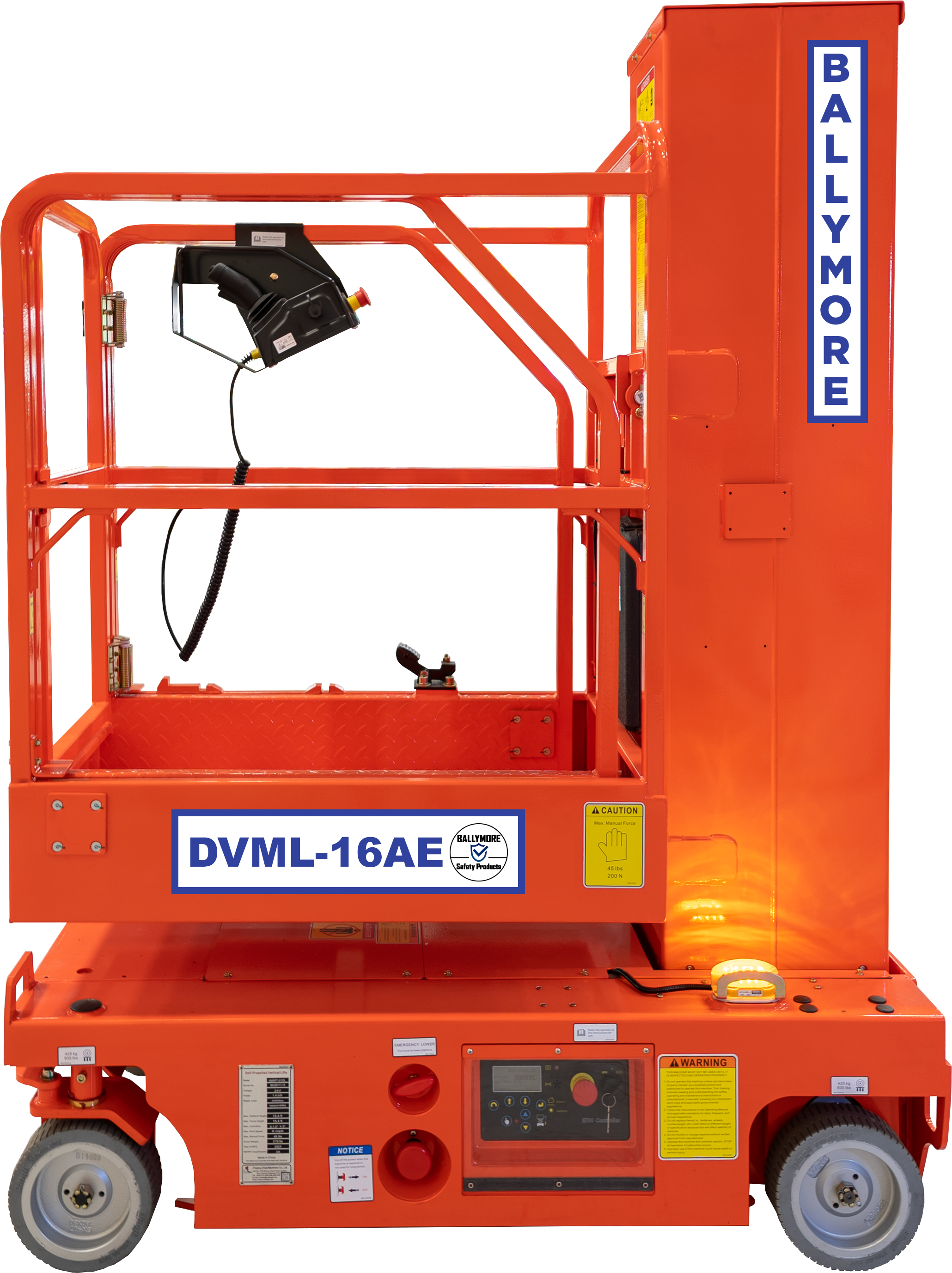 DVML-18 - Ballymore Drivable Vertical Mast 19' 8" Lift , 330 Lb ...