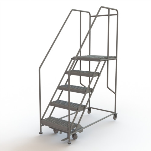 Tri-Arc Forward Descent Rolling Work Platform: 5 Steps, 50 In, 24 In ...