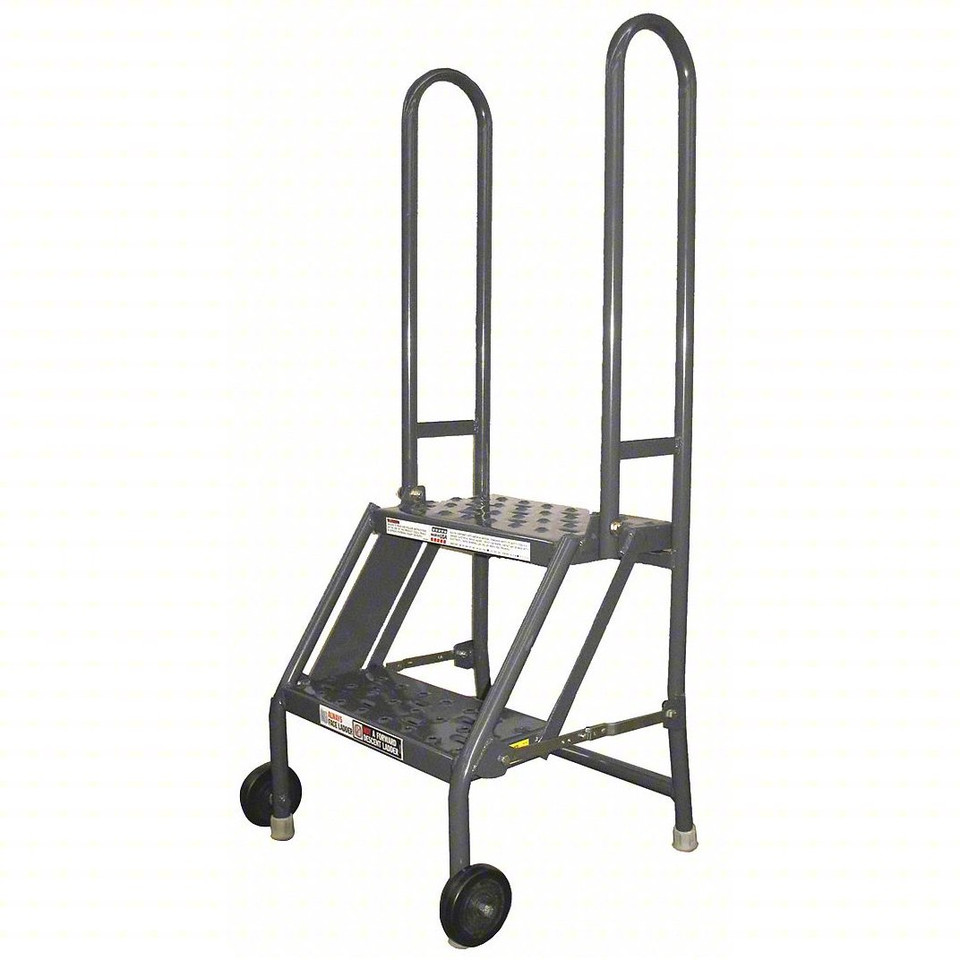 Tri-Arc KDMF103166 3-Step Mobile/Folding Steel Step Stand Tilt and Roll ...