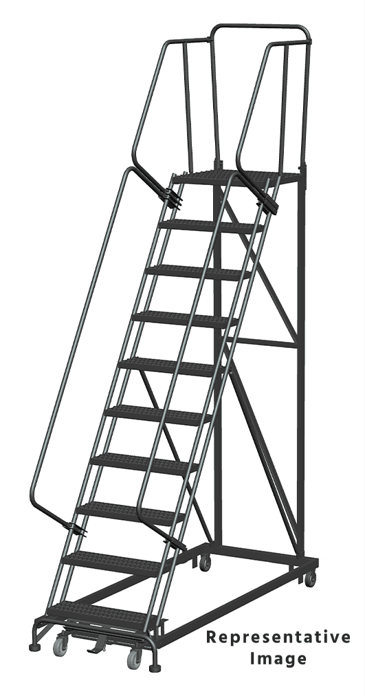 Heavy Duty 6 Step, 50 Degree Slope Ladder, G, Setup - Ballymore Safety ...