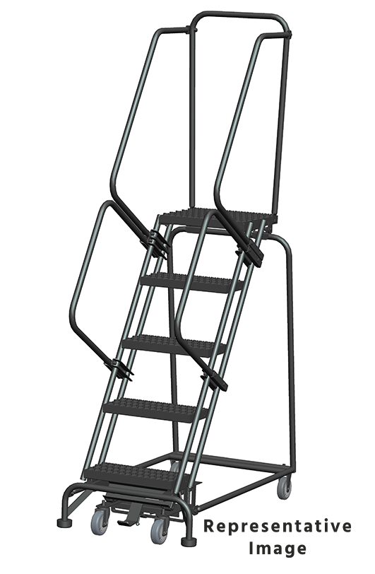 Weight-Actuated Series Ladders, Weight Actuated, 5 Step, 32 In Wide ...