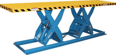 MAX DBL LONG SCISSOR LIFT 8K CAPACITY 43" PLATFORM HEIGHT - Ballymore ...