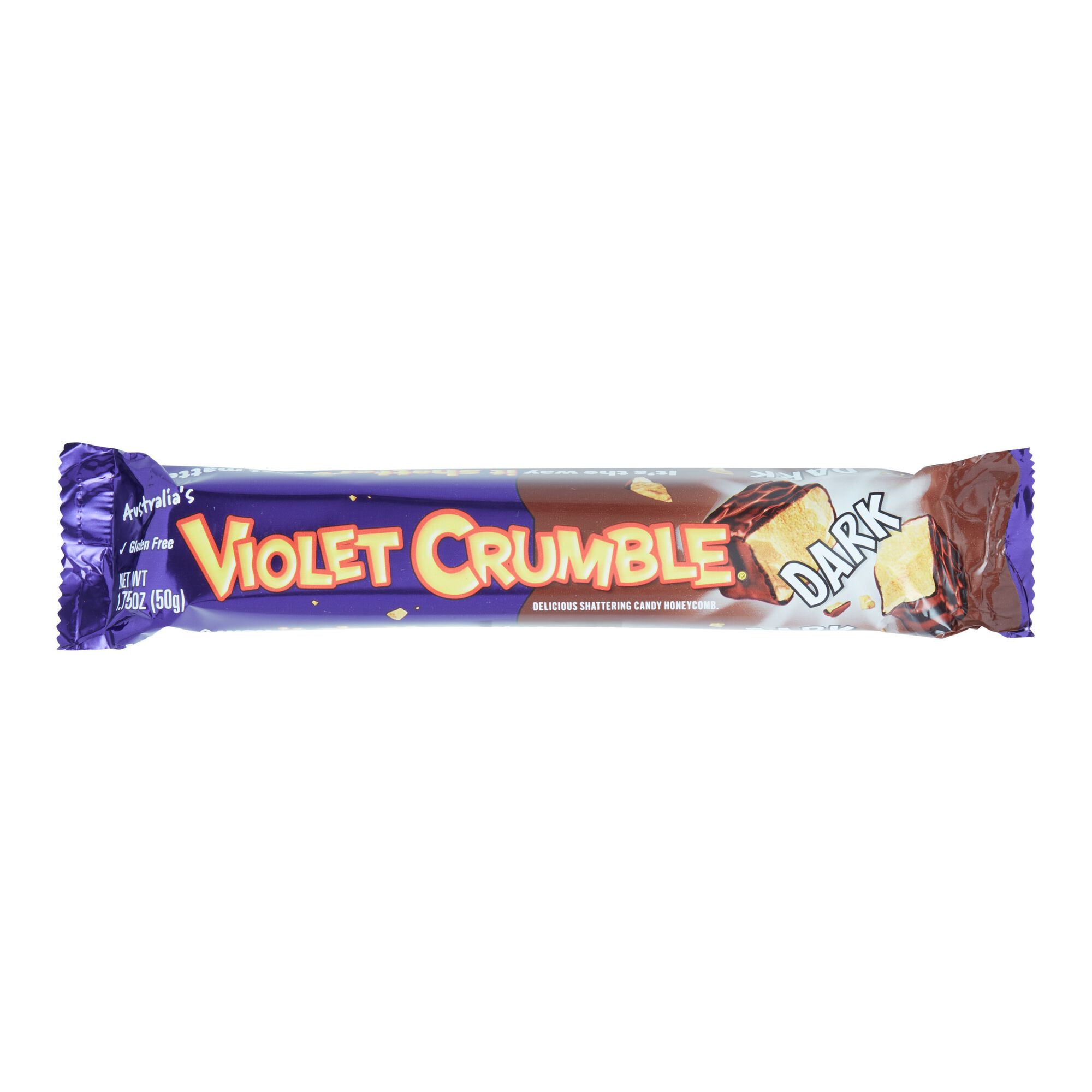 Violet Crumble, Dark Chocolate - 50g Bar - The Whisky Shop - San Francisco