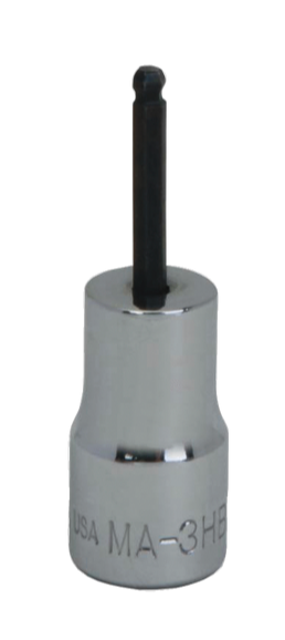 Hex Bit Sockets, 3/8" Drive, Ball - Absolute Scientific Products