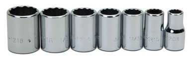 Shallow Sockets, 1/4" Drive 12-Point SAE - Absolute Scientific Products