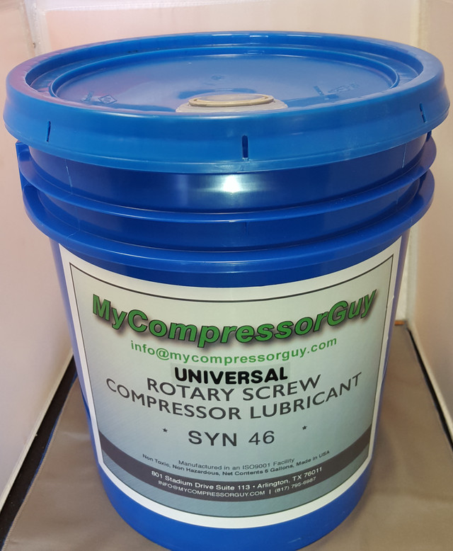 Rotary Screw Air Compressor Oil Synthetic 5 Gallon