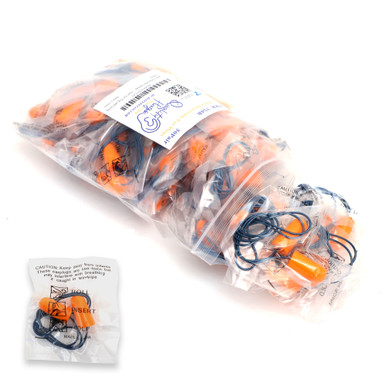Metal Detectable Foam Ear Plugs with Detectable PVC cord Wholesale