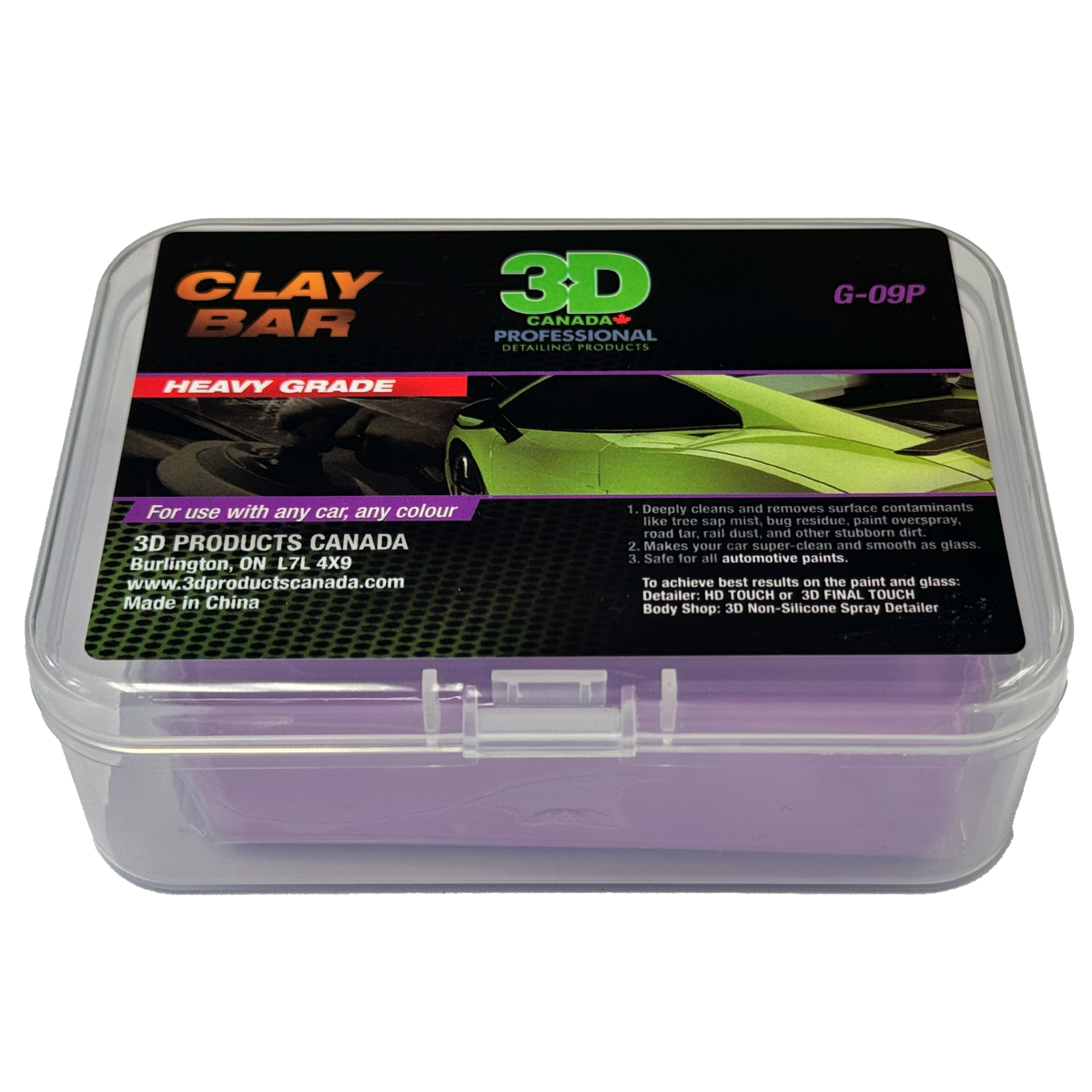 HD Heavy Duty Purple Clay Bar