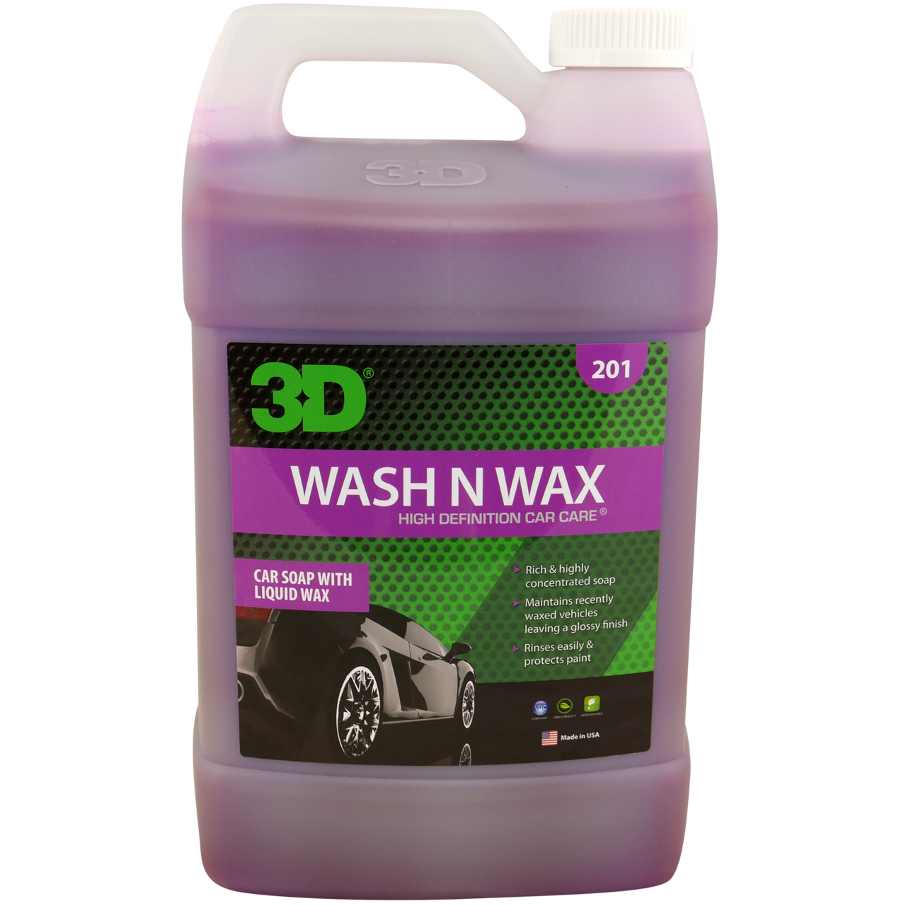 3D Interior and Exterior Organic Solvent Wash N Wax