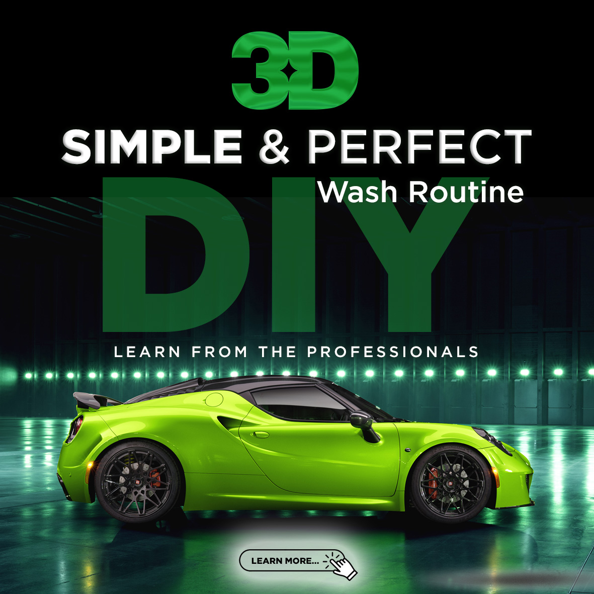 Simple and Prefect Wash Routine - PCC PLUS - PRO CAR CARE - 3D PRODUCTS ...