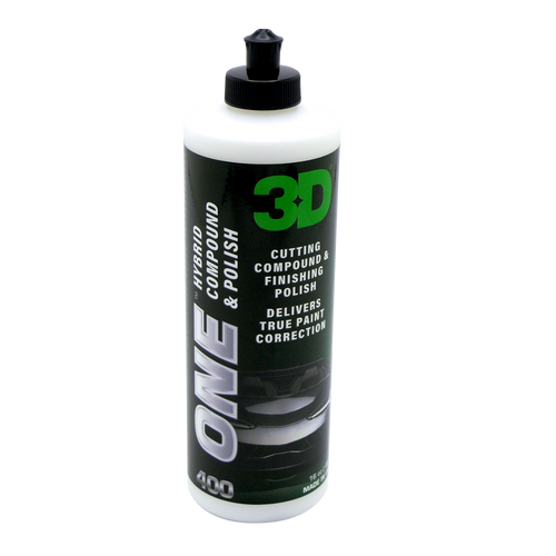 3D ONE Hybrid Compound and Polish - PCC PLUS - PRO CAR CARE - 3D ...