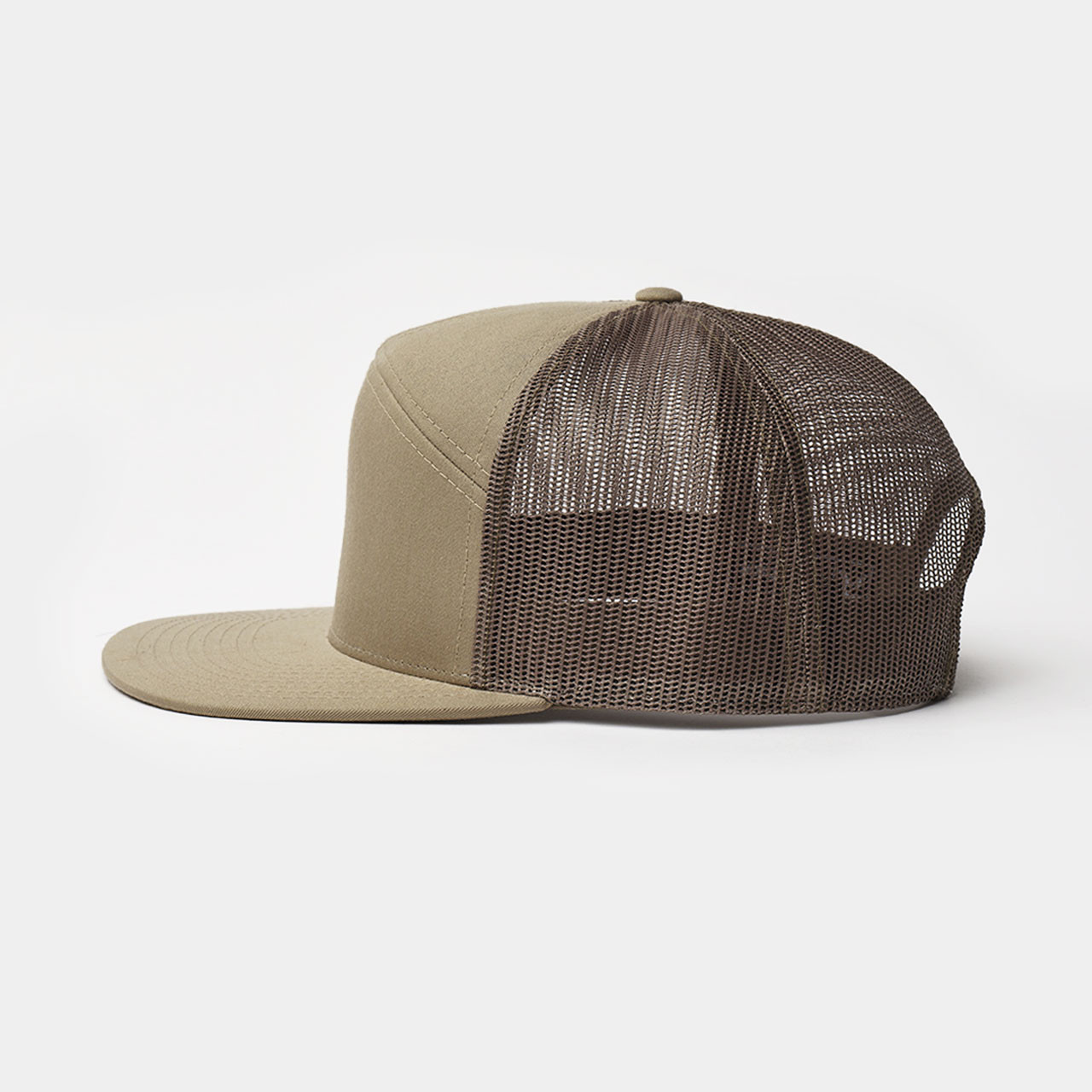 Richardson 168 7 Panel Trucker, Custom Leather Patch Hat - Monomoy ...