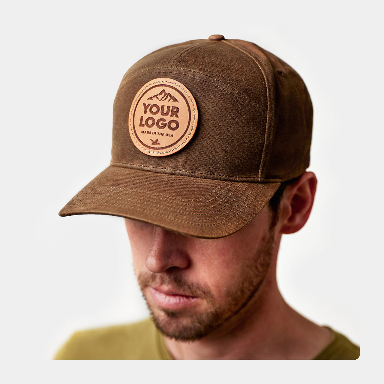 Richardson 937 Pioneer, Custom Leather Patch Hat - Monomoy Goods LLC