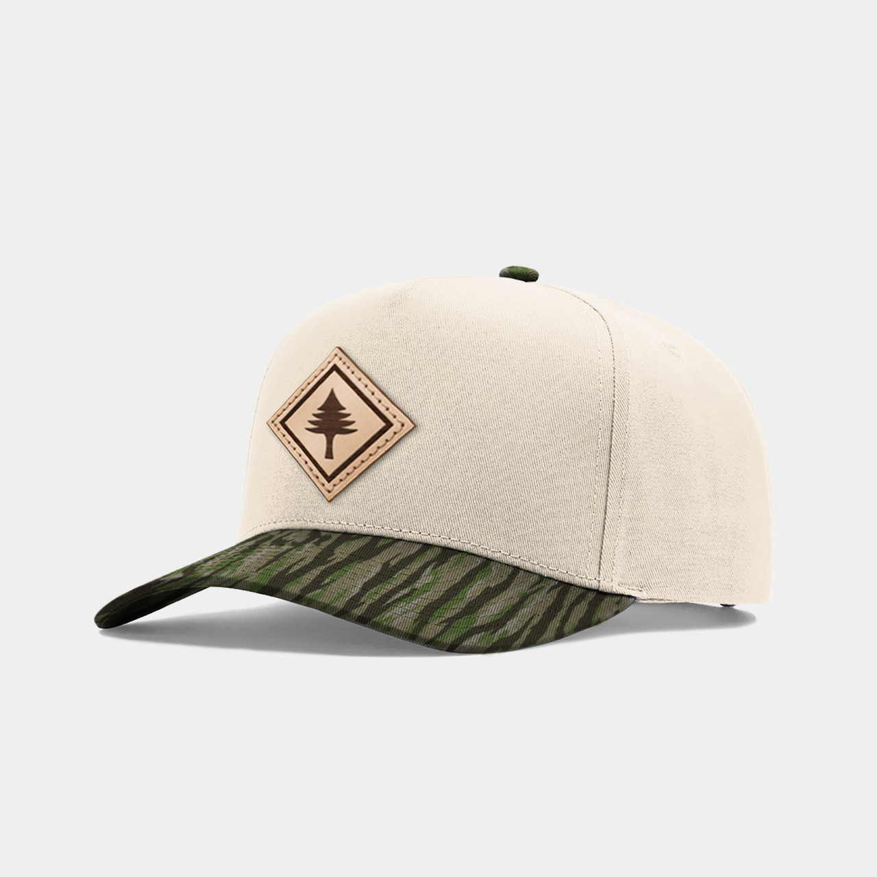 Monomoy M20 5 Panel Champ Trucker, Custom Leather Patch Hat - Monomoy ...