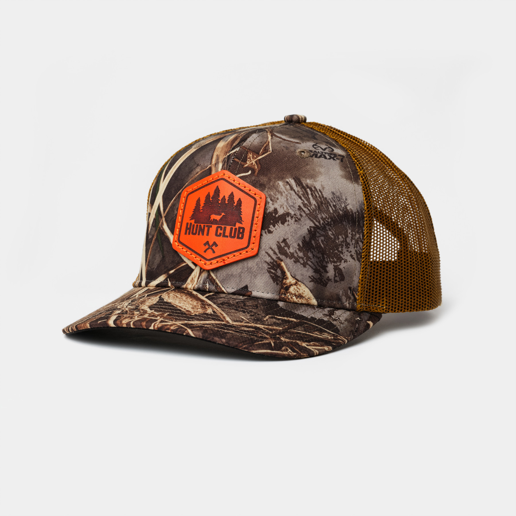 Richardson 112P Printed Trucker Hat, Custom Leather Patch Hat - Monomoy ...