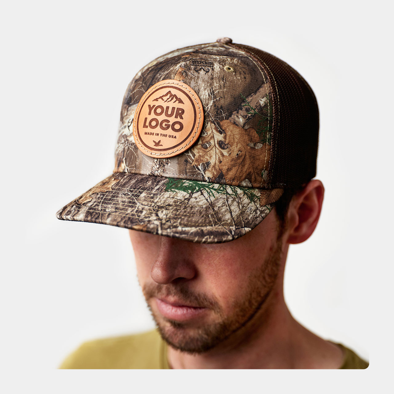 Custom Leather Patch Hats | Richardson | Monomoy