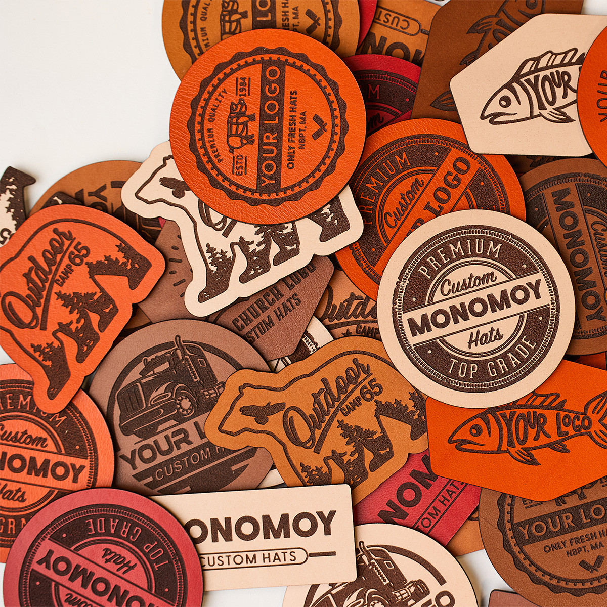 Shop - Custom Leather Patches - Monomoy Goods LLC
