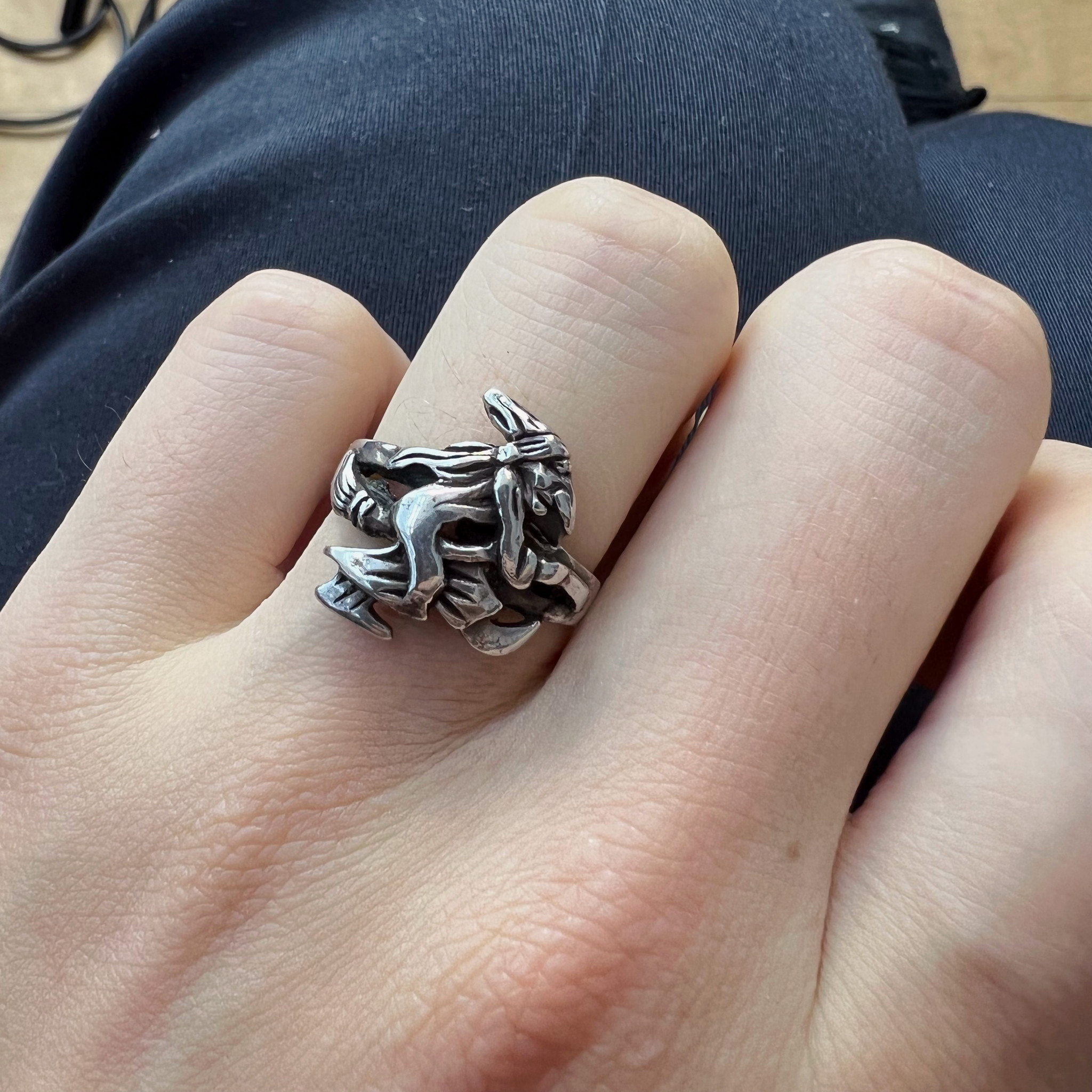 Sterling Silver Witch Ring - Oliver's Archive