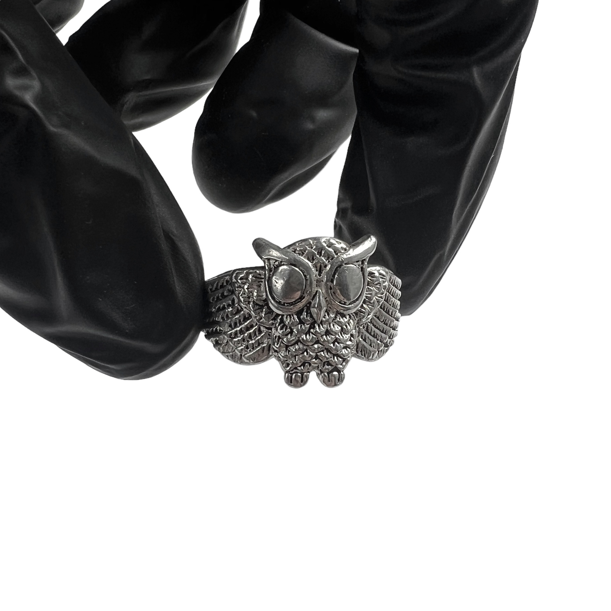 Sterling Silver Owl Ring - Oliver's Archive