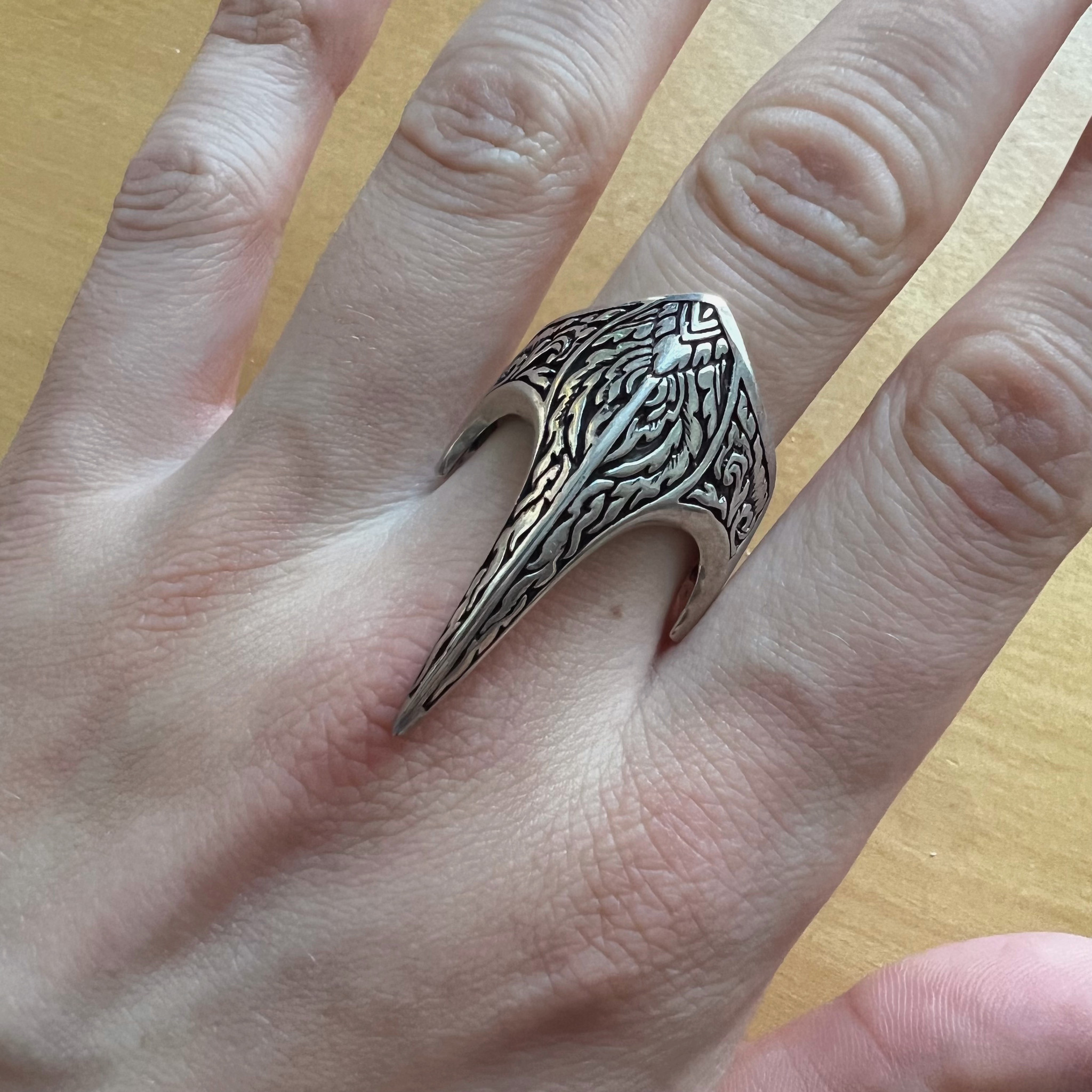 Sterling Silver Spike Ring - Oliver's Archive