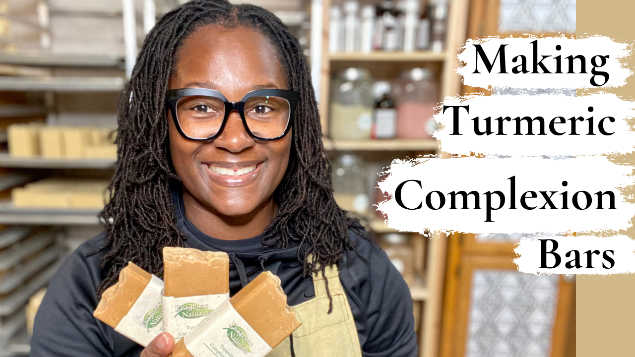 Behind the Scenes: Making Turmeric Complexion Bars - Eva Jenae Naturals ...