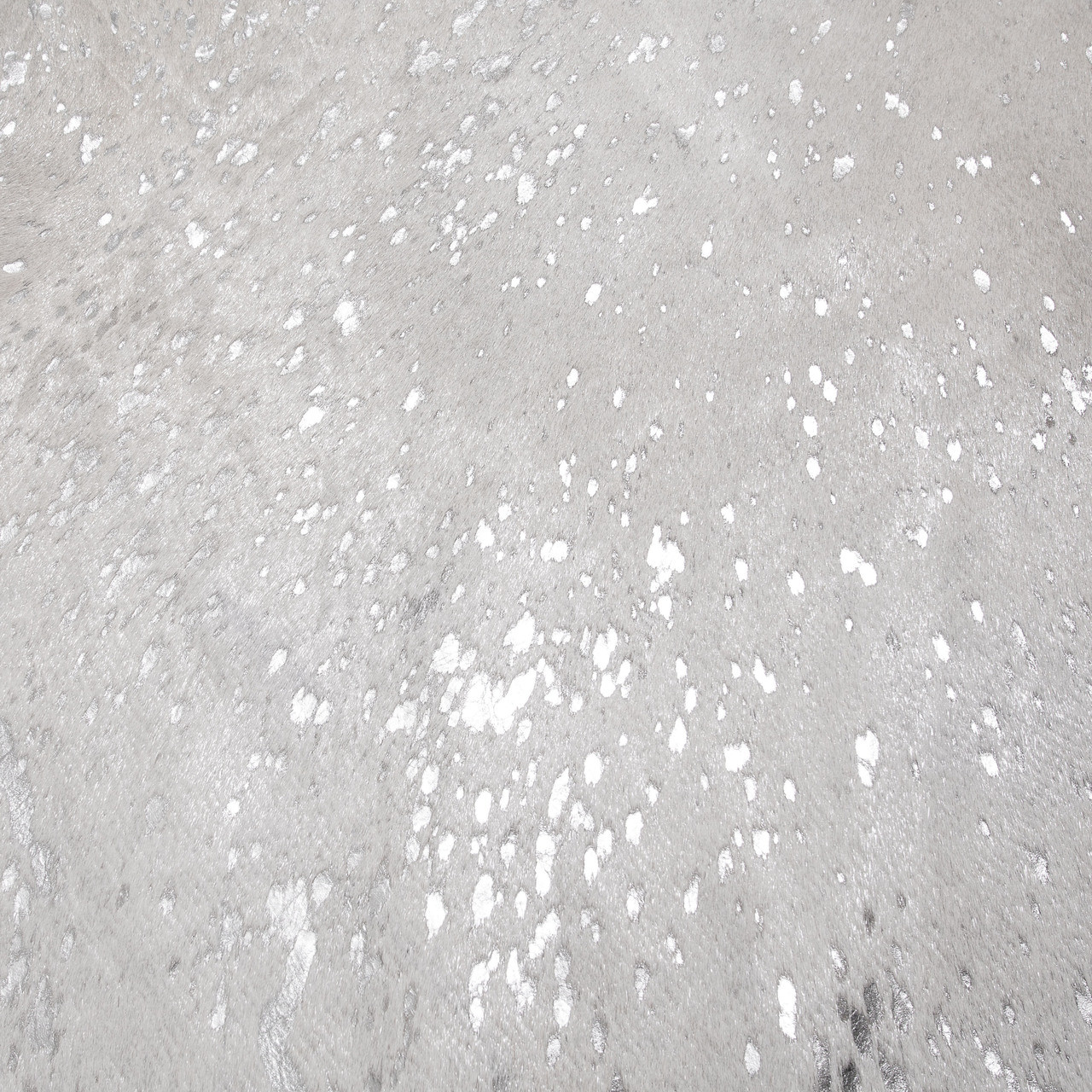 Silver Metallic Cowhide Rug SMET014-21 (235cm x 185cm) - City Cows