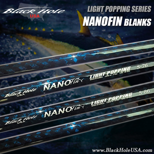 Black Hole USA Nanofin Light Popping Blanks, Black Hole USA, Nanofin