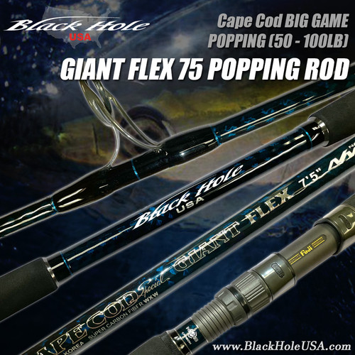 Black Hole USA Giant Flex 75 Popping Rod, Black Hole USA, Giant Flex