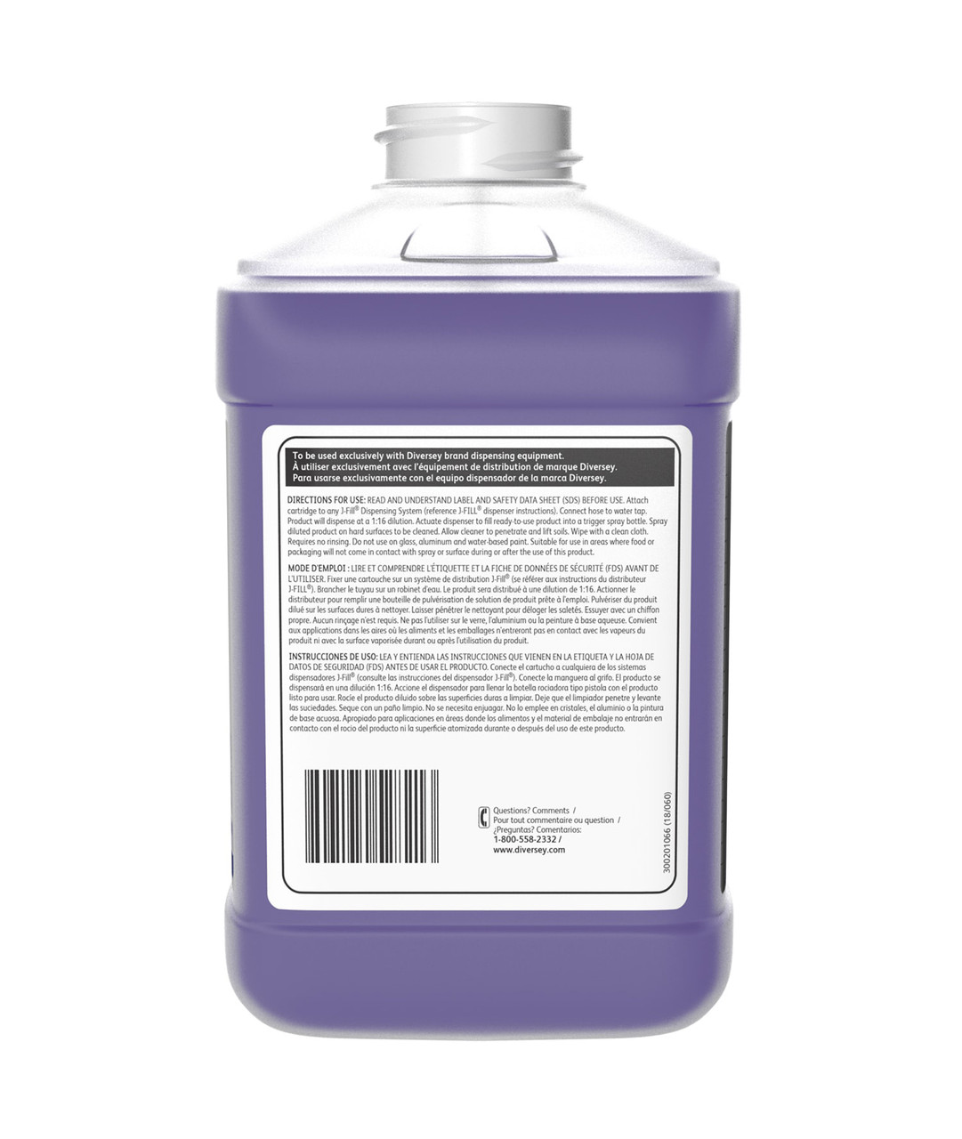 Diversey Speedball 2000 Power Cleaner and Degreaser, 2.5 L, Bottle, 2 ...