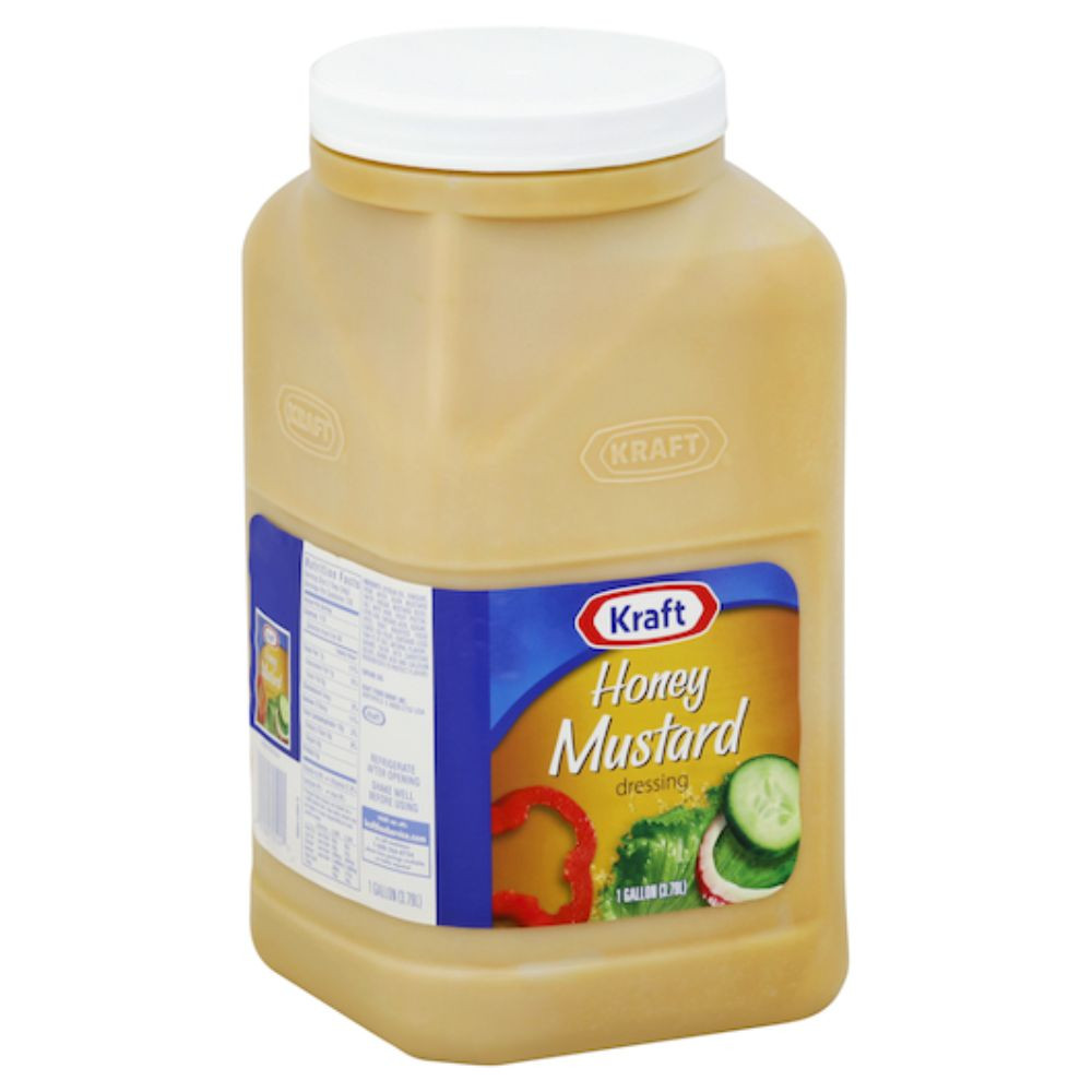 Kraft Honey Mustard Dressing Bulk, 1 Gallon, 4 Per Case