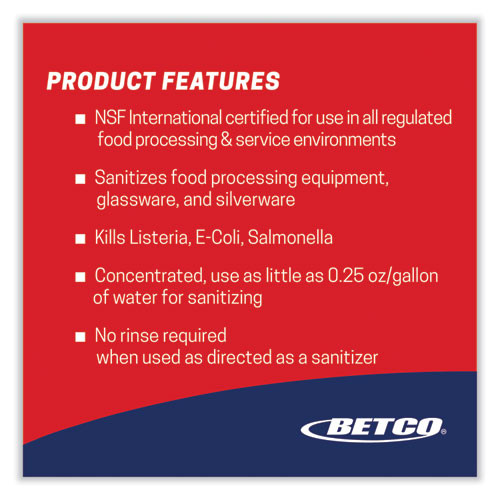 Betco Symplicity Sanibet Multi-Range Sanitizer Disinfectant Deodorizer ...
