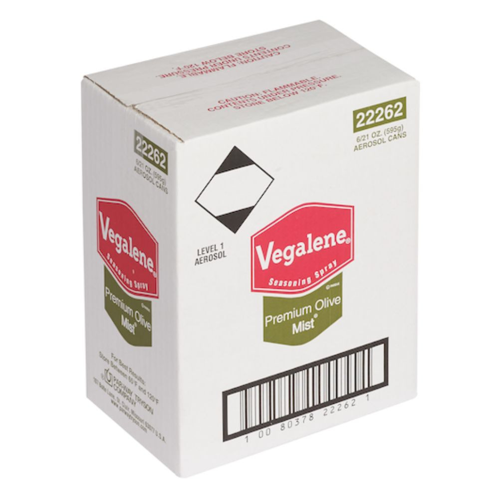 Vegalene Premium Olive Mist Aerosol Spray, 21 Ounces, 6 Per Case