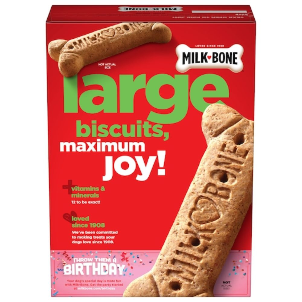 Milk Bone Dog Treats Original Biscuit Large, 24 Ounce, 12 Per Case