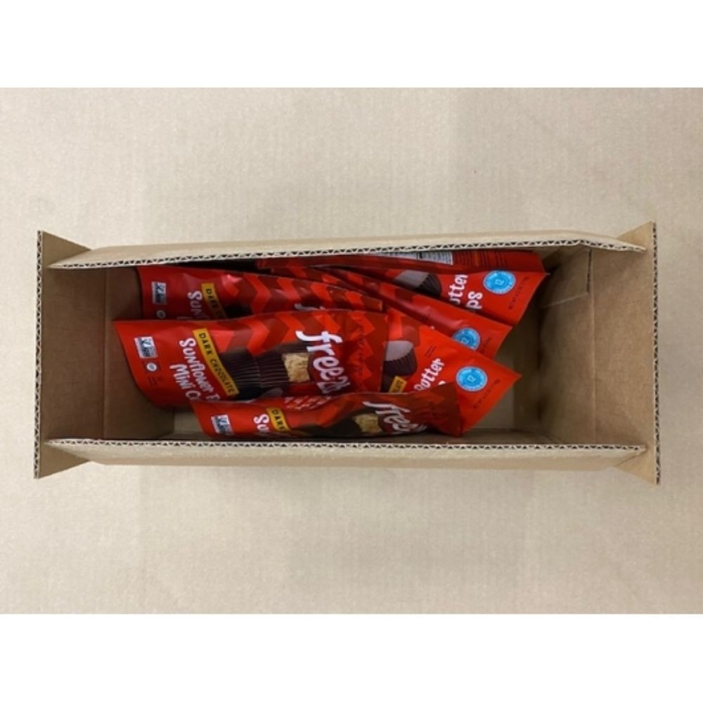 Free2b Dark Chocolate Sunflower Butter Mini Cups, 4.2 Ounces, 6 Per Case