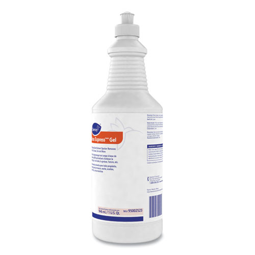 Diversey Citrus Express Gel Spotter, Citrus Scent, 32 Oz Squeeze Bottle ...