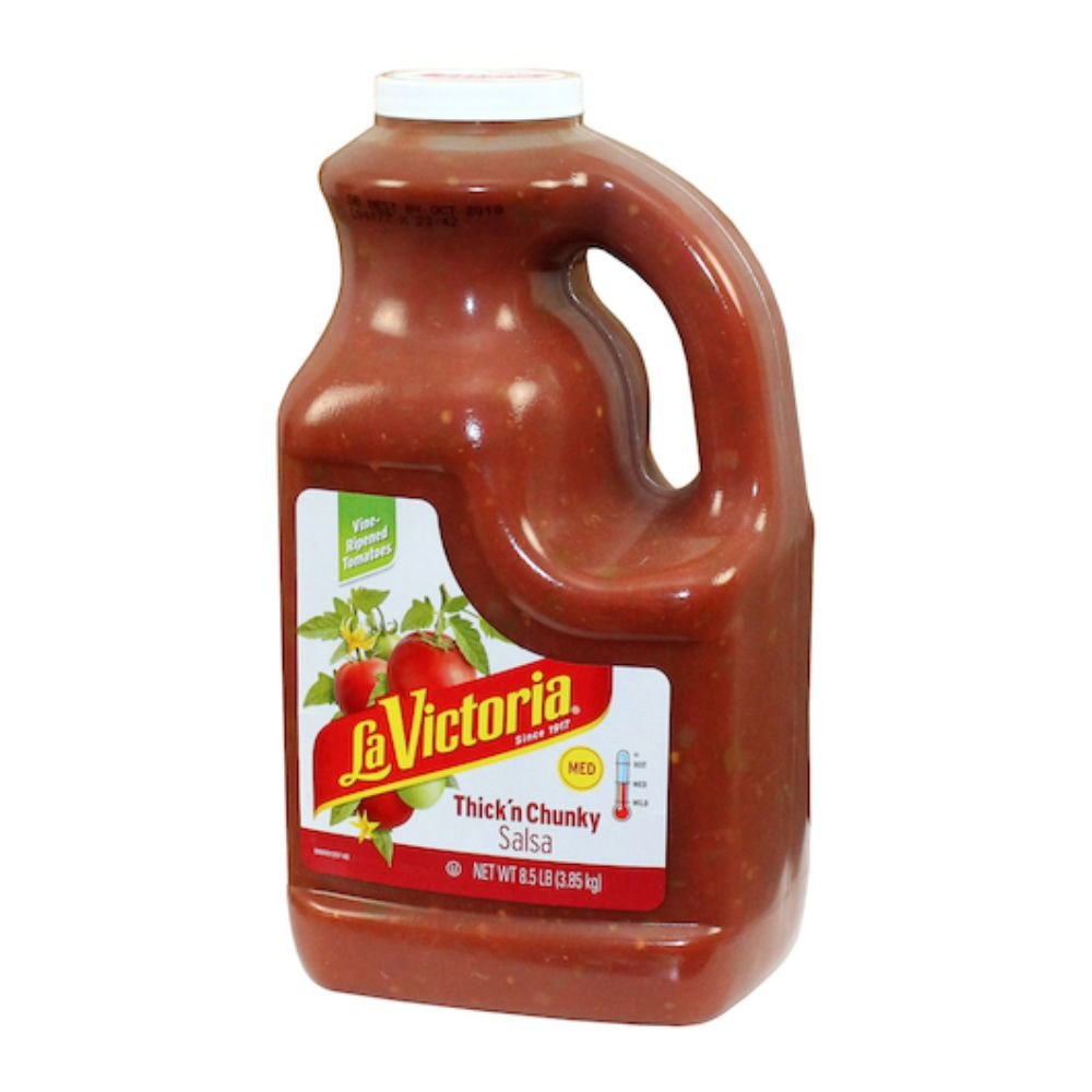 La Victoria Medium Thick Salsa, 136 Ounce, 4 Per Case
