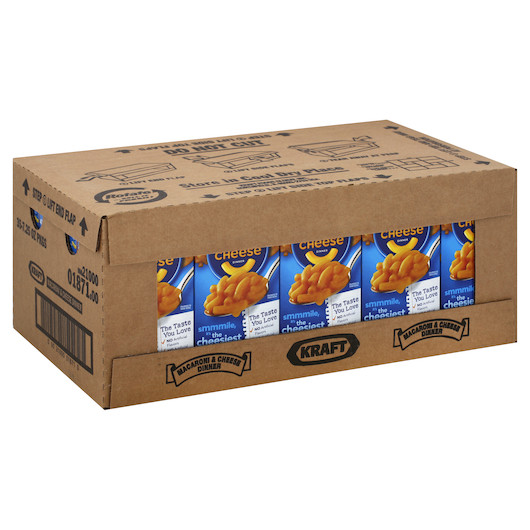Kraft Entree Macaroni & Cheese, 7.25 Ounces/Box, 35 Boxes Per Case